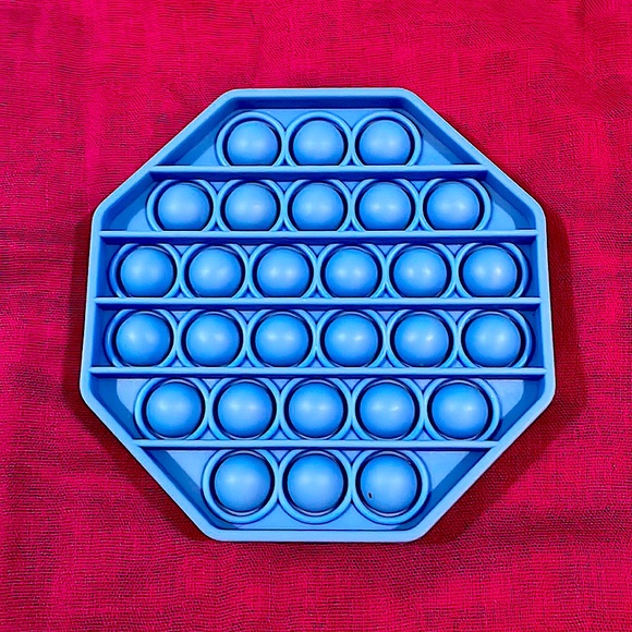 Toys | Blue Octagon Six Row Pop It | Poshmark